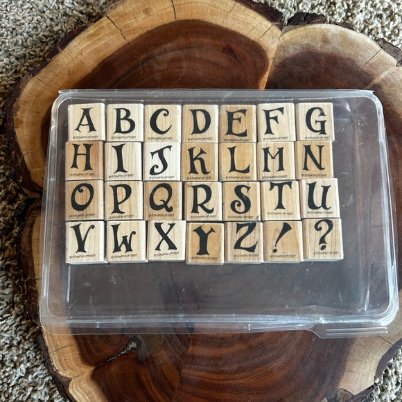Stampin' Up! | Art | Stampin Up Alphabet Set | Poshmark